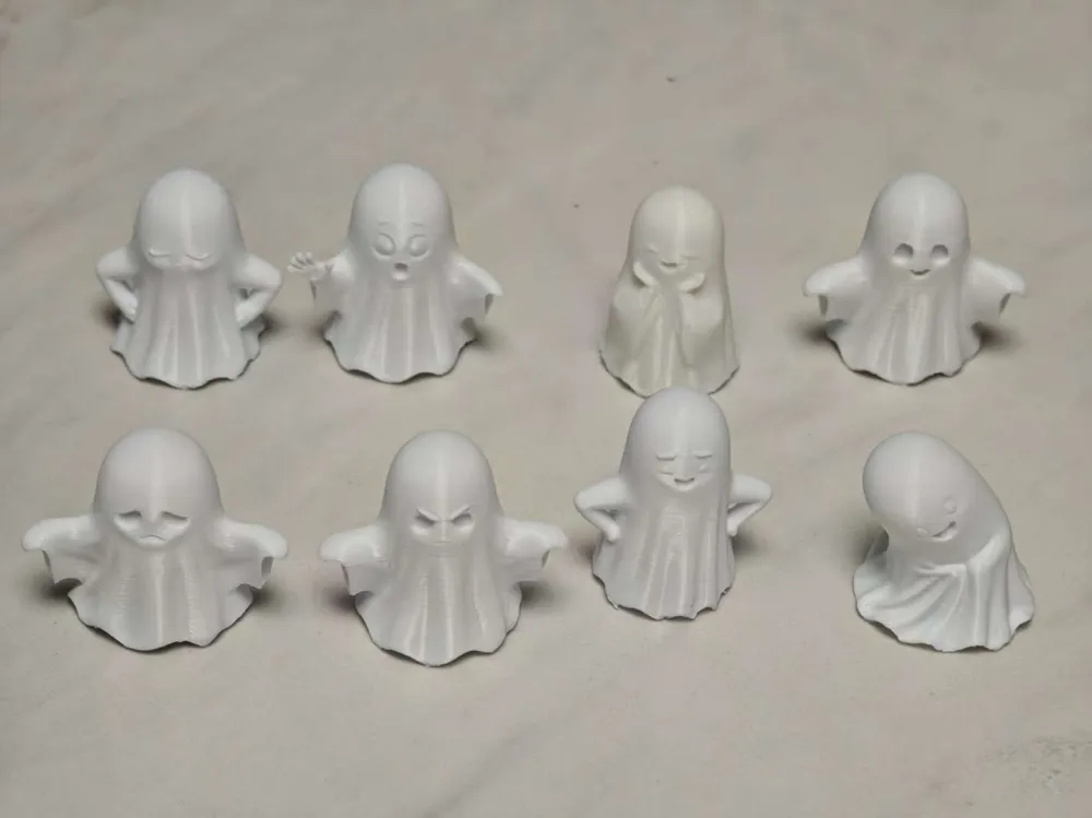 Cute Little Ghosts - Free 3D Print Model - MakerWorld