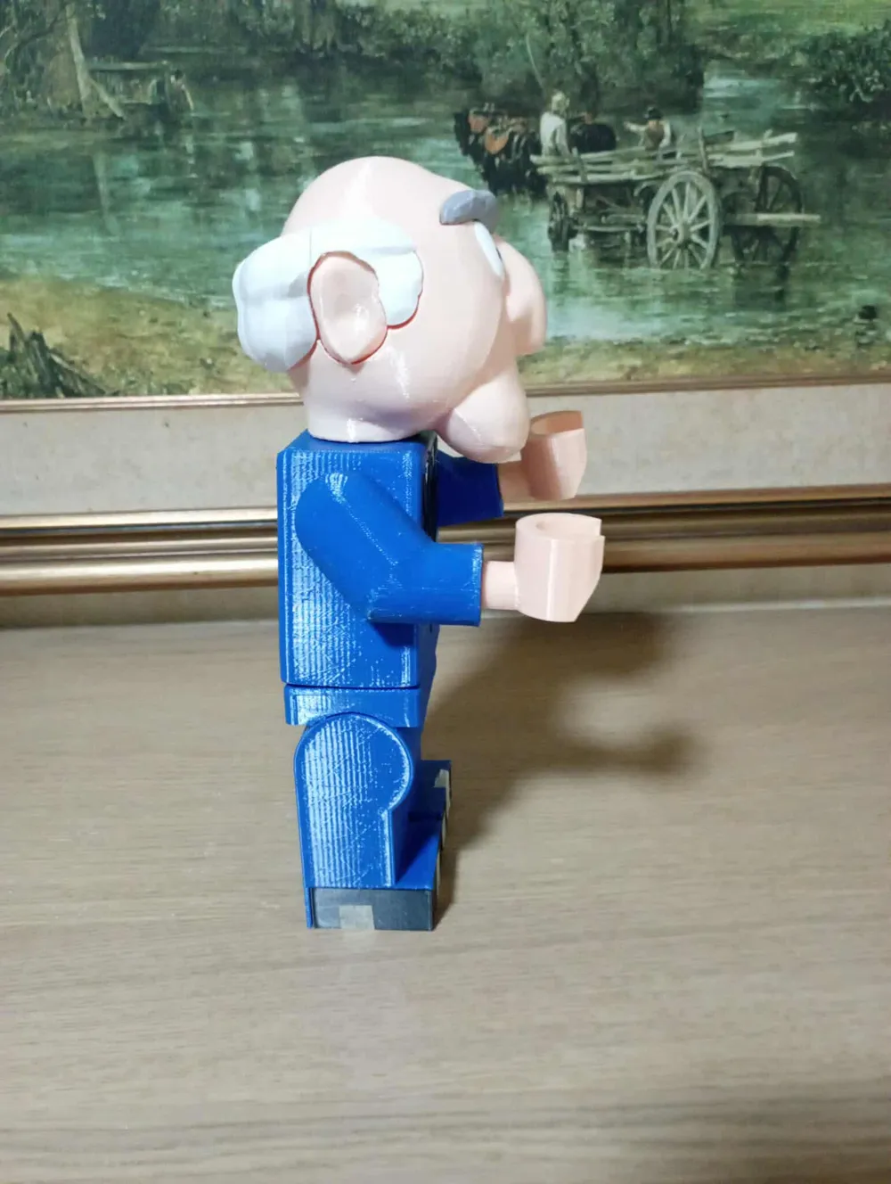 Statler Muppets Giant Minifig No AMS - Free 3D Print Model - MakerWorld