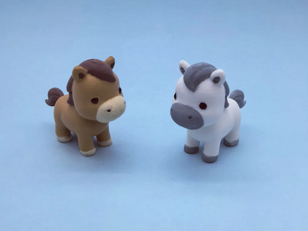 Ranch Story & Cute Pony (Knitted) - Free 3D Print Model - MakerWorld