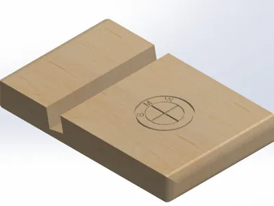 Phone Holder with BMW Logo - Free 3D Print Model - MakerWorld