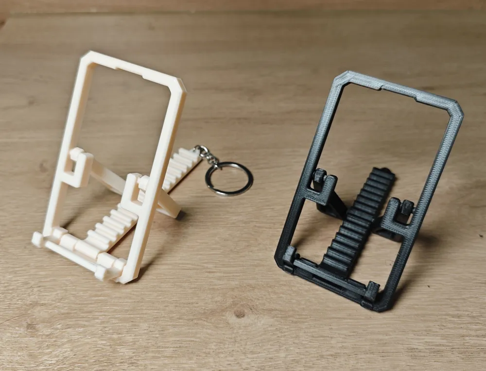 Folding Phone Stand Keychain - Free 3D Print Model - MakerWorld