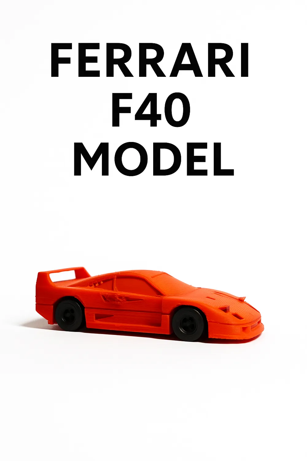 ferari f40 - Free 3D Print Model - MakerWorld