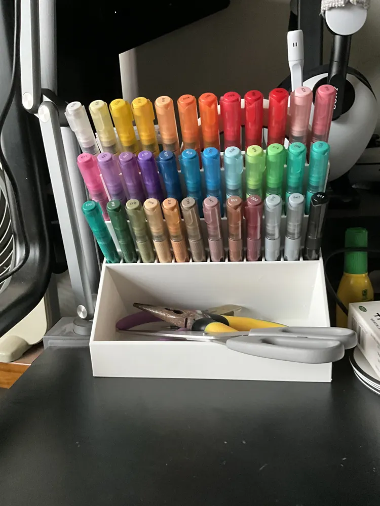 Acrylic Paint Pen Box, Storage Box - Free 3D Print Model - MakerWorld