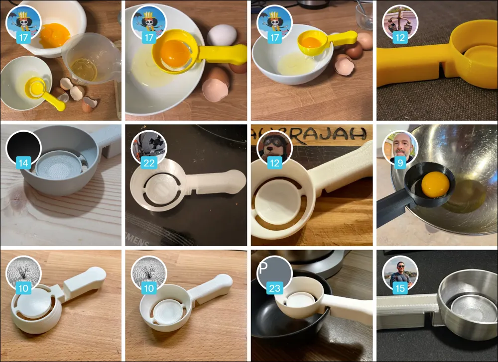 Egg Separator - Free 3D Print Model - MakerWorld