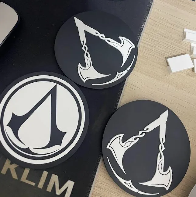 ASSASSINS CREED POSAVASOS - Modelo de impresión 3D gratuito - MakerWorld