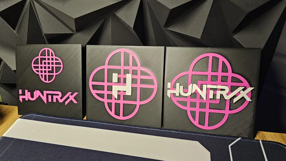 K Pop Demon Hunter Sign Logo - Huntrix - No AMS by Polletronics ...