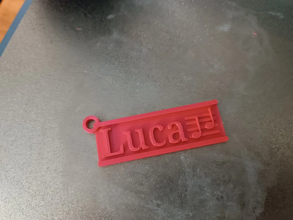 Luca keychain - Free 3D Print Model - MakerWorld