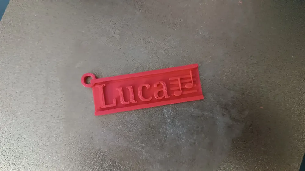 Luca keychain - Free 3D Print Model - MakerWorld