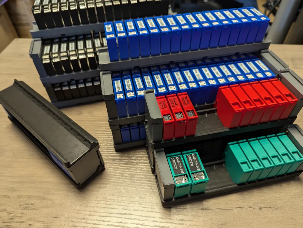 Stacking Module for Gridfinity SMD tape organizer - Free 3D Print Model ...