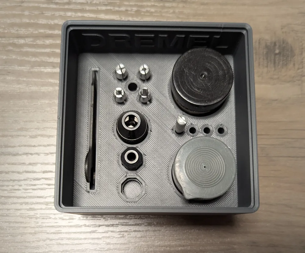 Gridfinity stackable bins for Dremel accessories - Free 3D Print Model ...