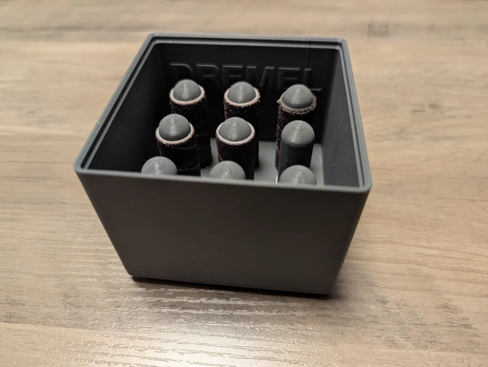 Gridfinity stackable bins for Dremel accessories - Free 3D Print Model ...