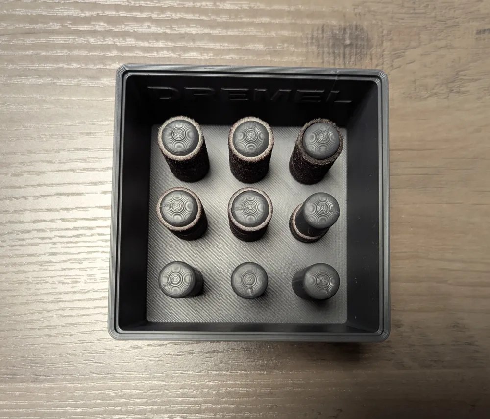 Gridfinity stackable bins for Dremel accessories - Free 3D Print Model ...