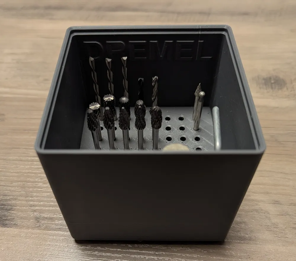 Gridfinity stackable bins for Dremel accessories - Free 3D Print Model ...