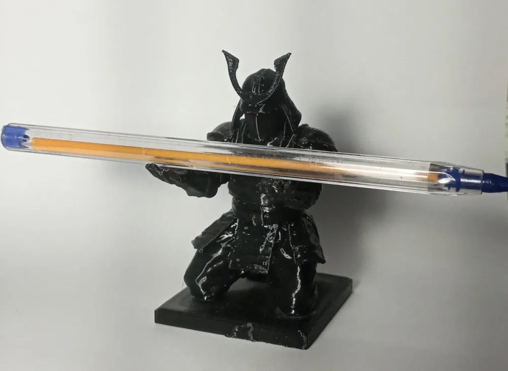 Samurai Pen Holder - Free 3D Print Model - MakerWorld