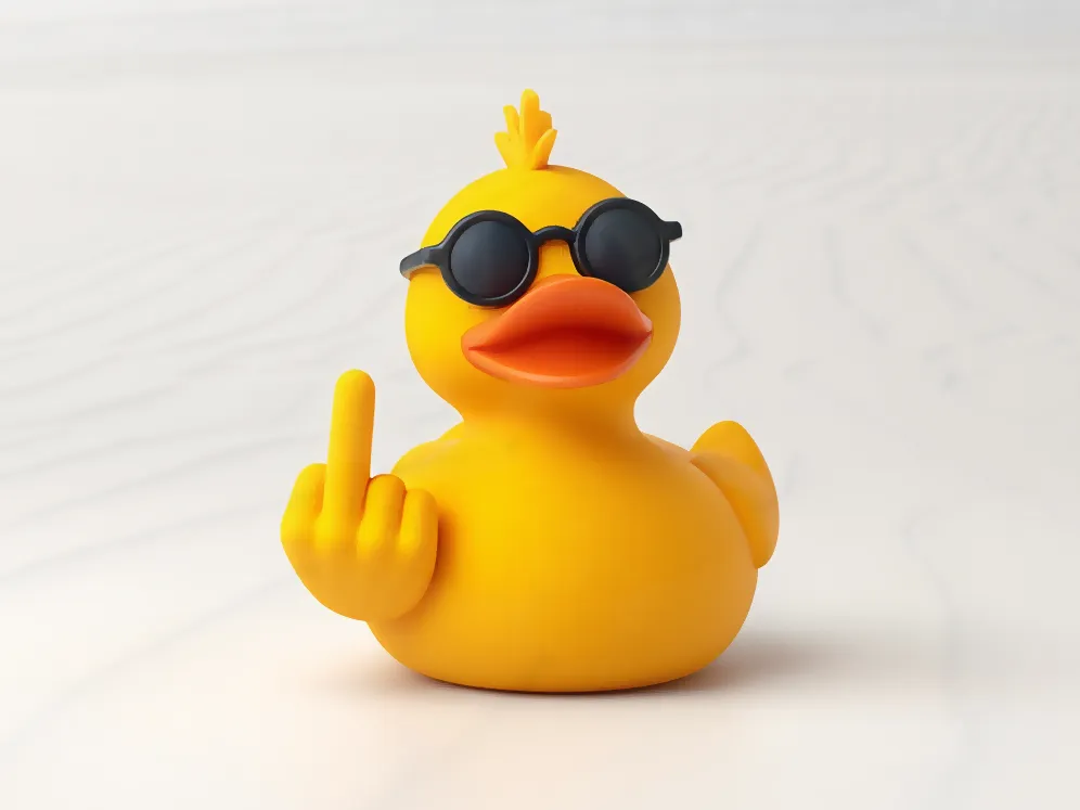 Middle Finger Rubber Ducks by Craftitect MakerWorld: Download Free 3D ...