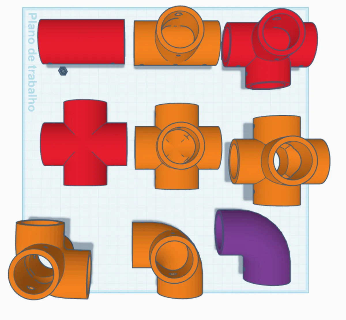 PVC Pipe Connectors - 1 Inch by dravix MakerWorld: Download Free 3D Models