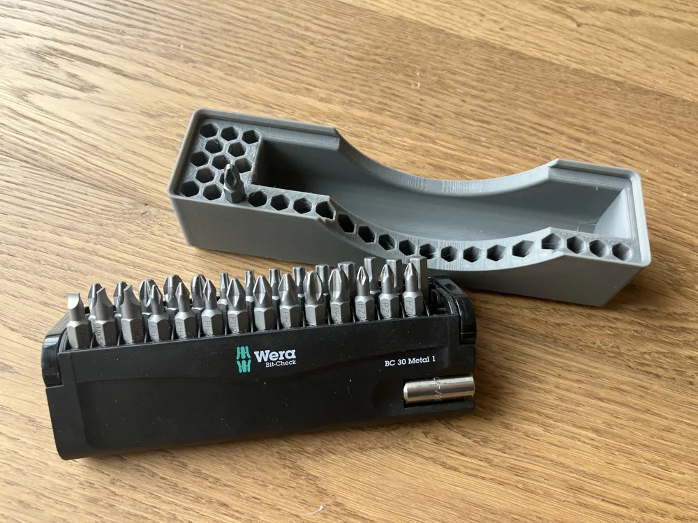 Wera BitCheck 30 Holder – Gridfinity 1×4 Organizer - Free 3D Print ...
