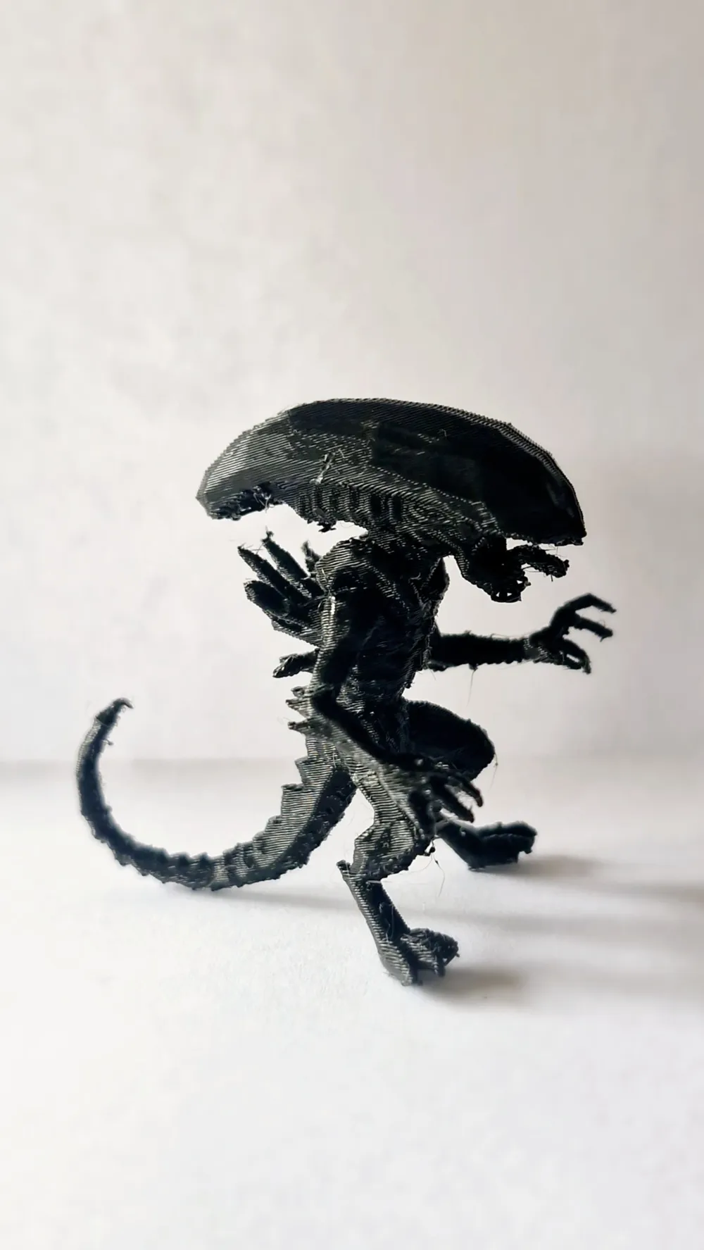 Low-Poly Xenomorph alien - Free 3D Print Model - MakerWorld