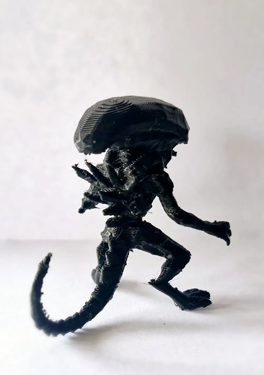 Low-Poly Xenomorph alien - Free 3D Print Model - MakerWorld