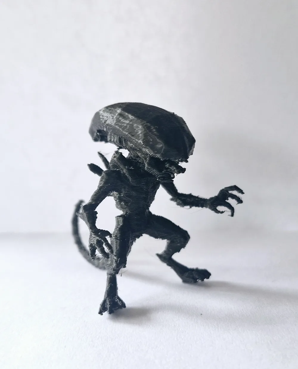 Low-Poly Xenomorph alien - Free 3D Print Model - MakerWorld