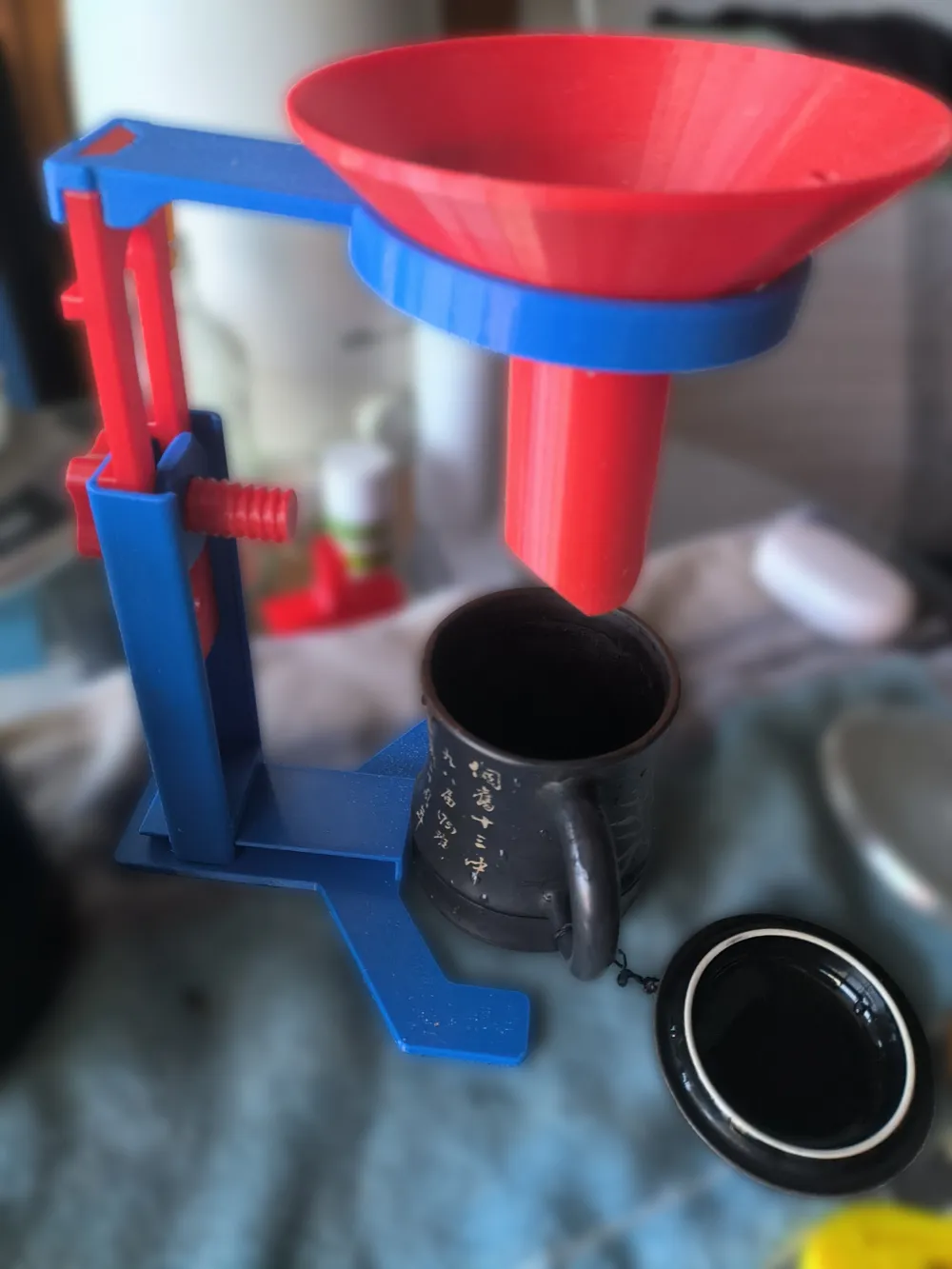 Adjustable Height Universal Multi-purpose Funnel Stand, Multi ...