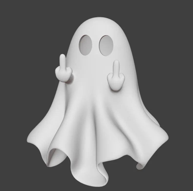Angry ghost by Mysttic_cz MakerWorld: Download Free 3D Models
