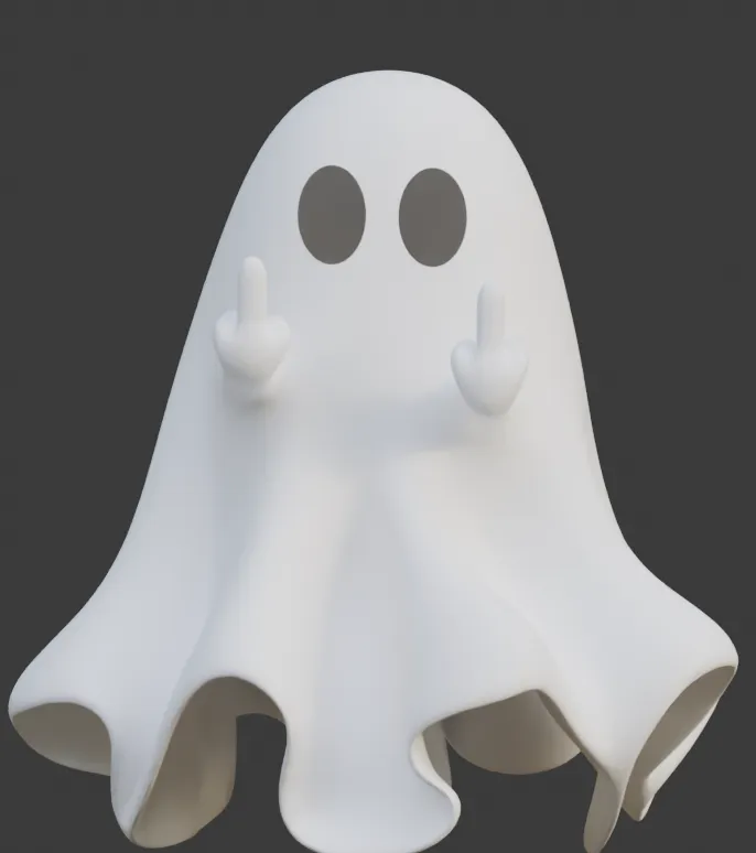Angry ghost by Mysttic_cz MakerWorld: Download Free 3D Models