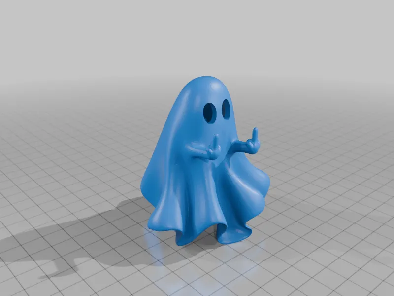 Angry ghost by Mysttic_cz MakerWorld: Download Free 3D Models