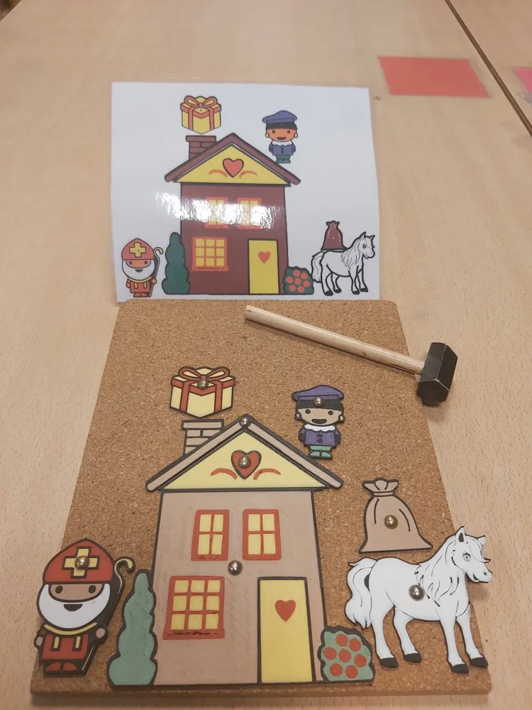 martelletto tic Sint e Piet da juf liesbethkabouterklas MakerWorld ...