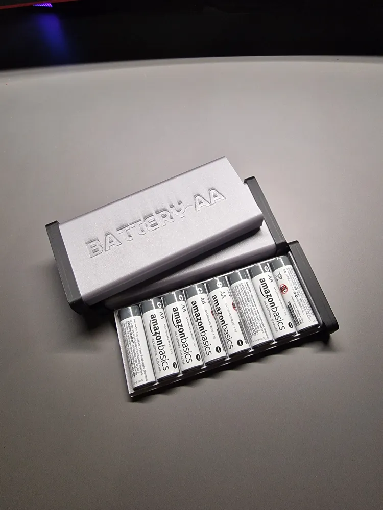 Magnetic Battery Holder AA – AAA - Free 3D Print Model - MakerWorld