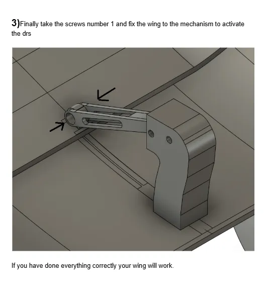 F1 DRS WING KEY HOLDER part 3 - Free 3D Print Model - MakerWorld