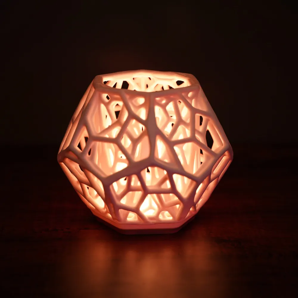 Dodeca Voronoi Lamp by Chris Bobo MakerWorld: Download Free 3D Models
