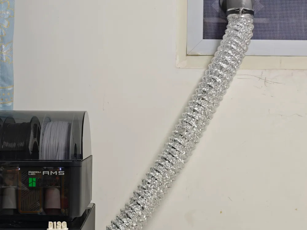 P1S Screen Window Magnetic Exhaust System - Free 3D Print Model ...