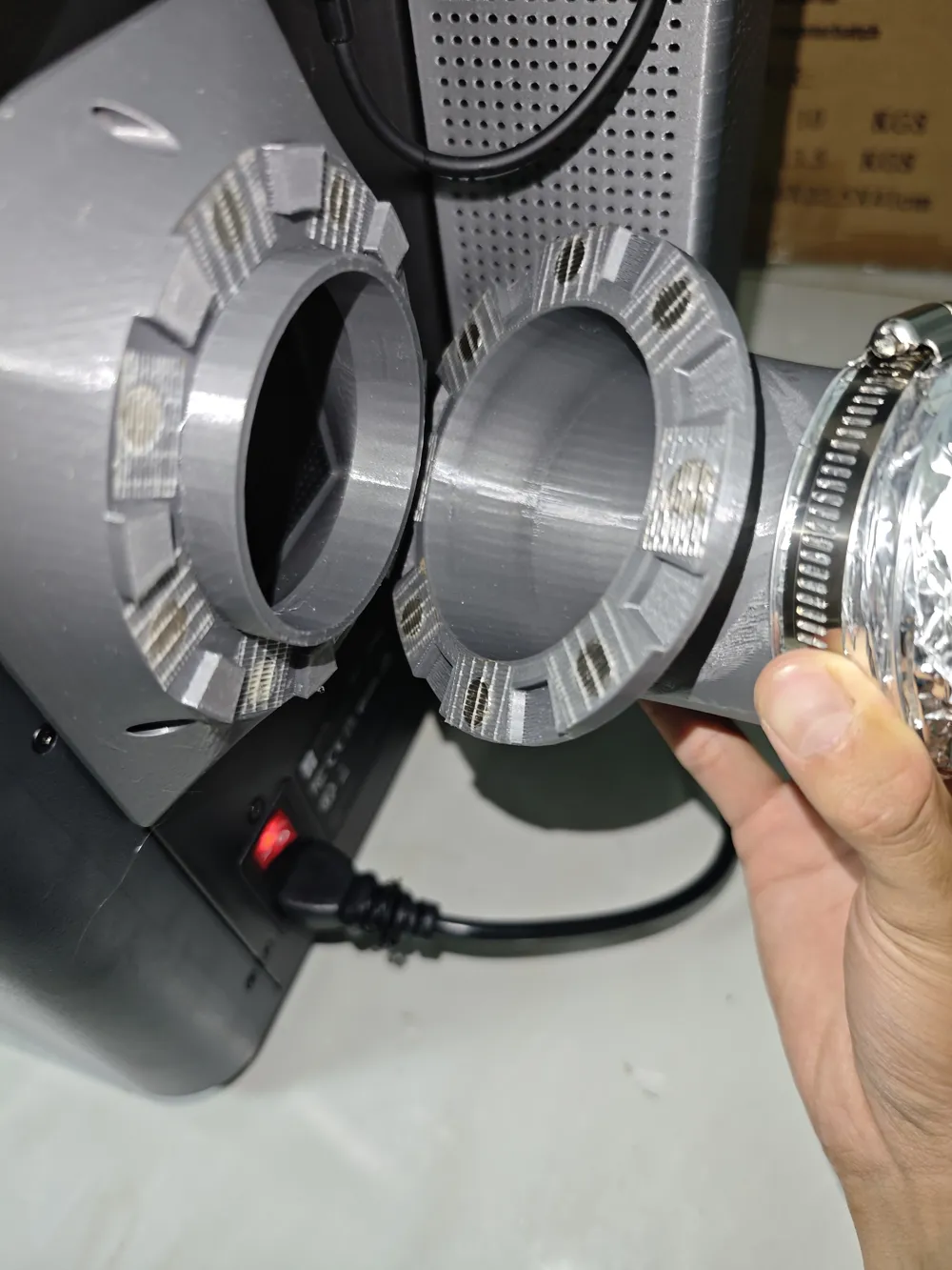 P1S Screen Window Magnetic Exhaust System - Free 3D Print Model ...