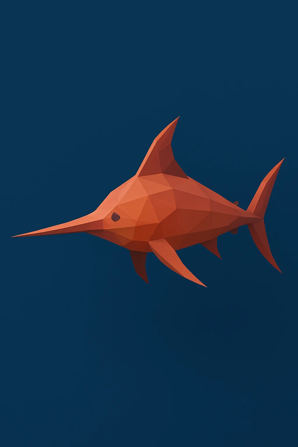 Low poly swordfish by Ecoiras MakerWorld: Download Free 3D Models