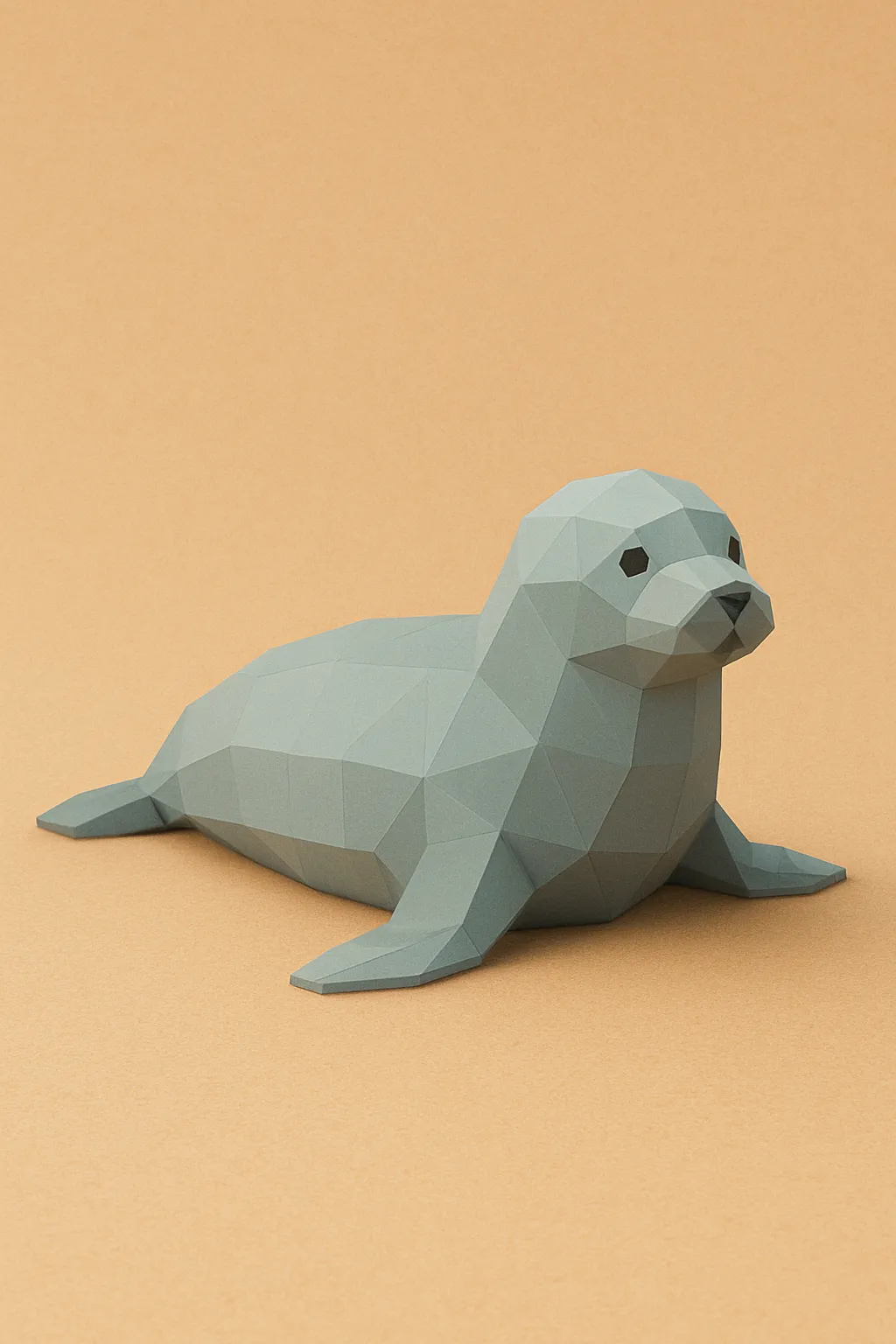 Low poly seal lying down by Ecoiras MakerWorld: Download Free 3D Models