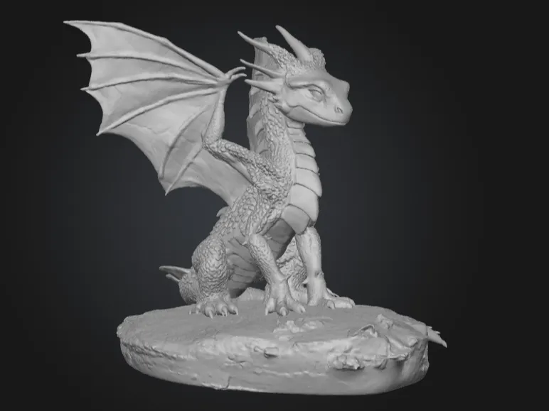 Baby Dragon Sitting by Talmore MakerWorld: Download Free 3D Models