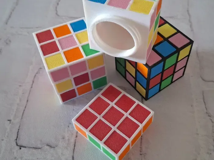 Rubik's cube box by Badelous MakerWorld: Download Free 3D Models