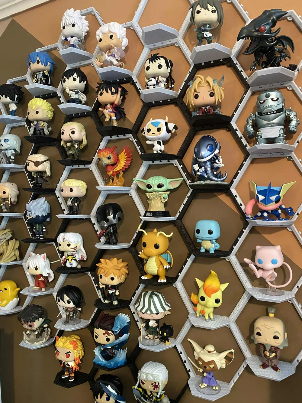 Funko Pop! Wall Hex Modular Display System v1 by Luluanaki MakerWorld ...