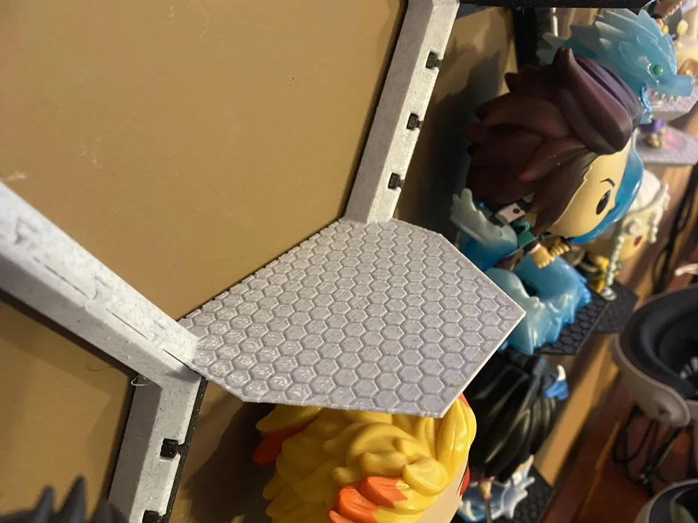 Funko Pop! Wall Hex Modular Display System v1 by Luluanaki MakerWorld ...