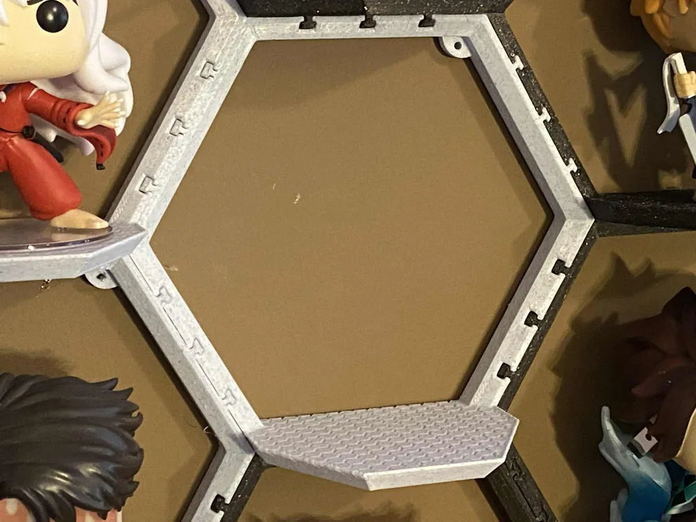 Funko Pop! Wall Hex Modular Display System v1 by Luluanaki MakerWorld ...