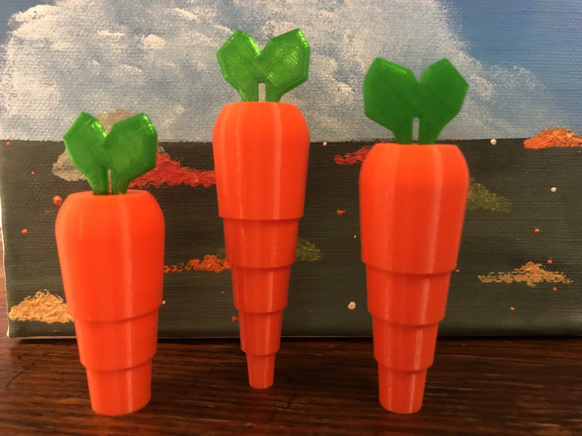 Collapsible Carrot - Free 3D Print Model - MakerWorld