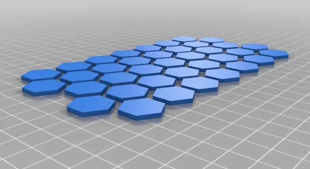 Hexagon Fabric 3D Printing by RK4 MakerWorld: Download Free 3D Models