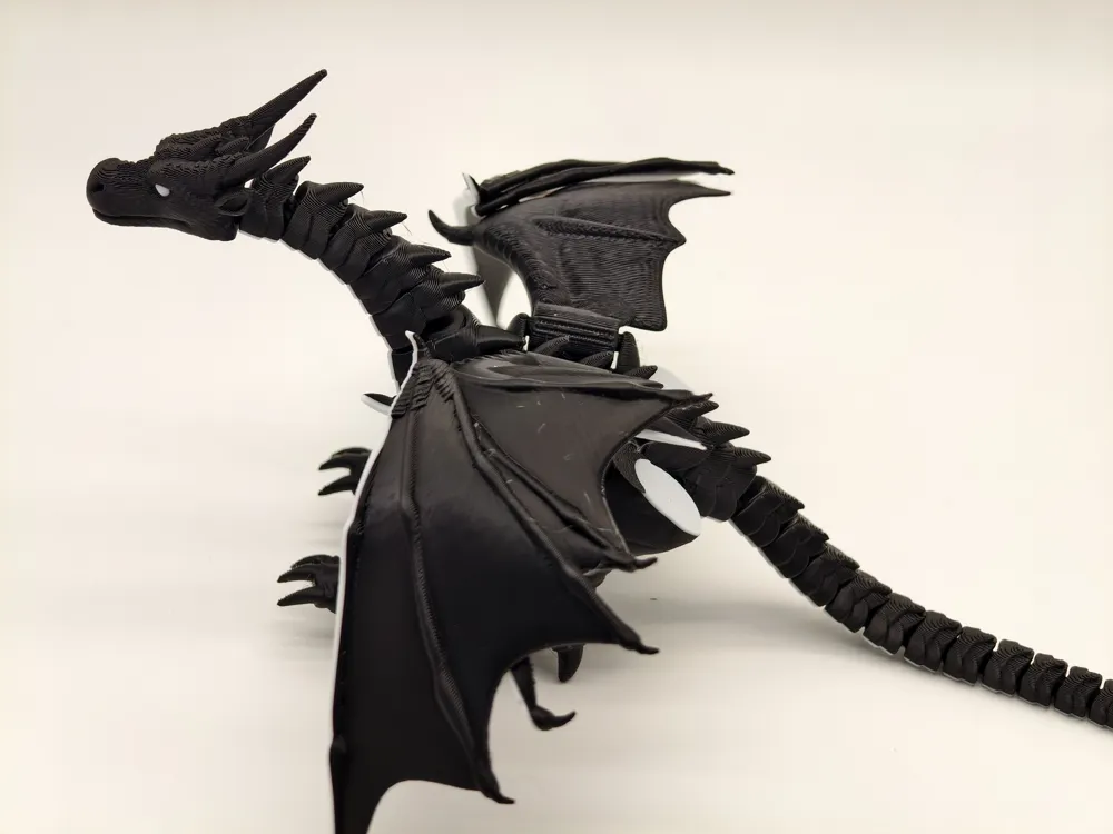 Nightwing Dragon, no supports, miniature, direct phone printing - Free ...