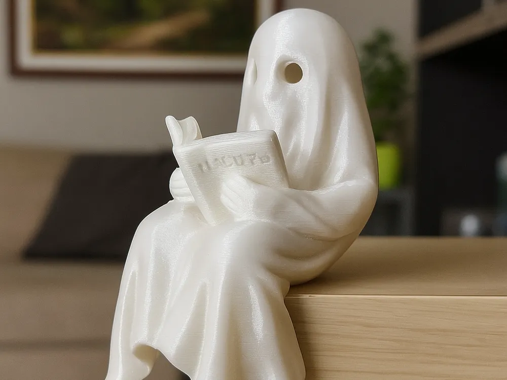 Reading Ghost - Free 3D Print Model - MakerWorld
