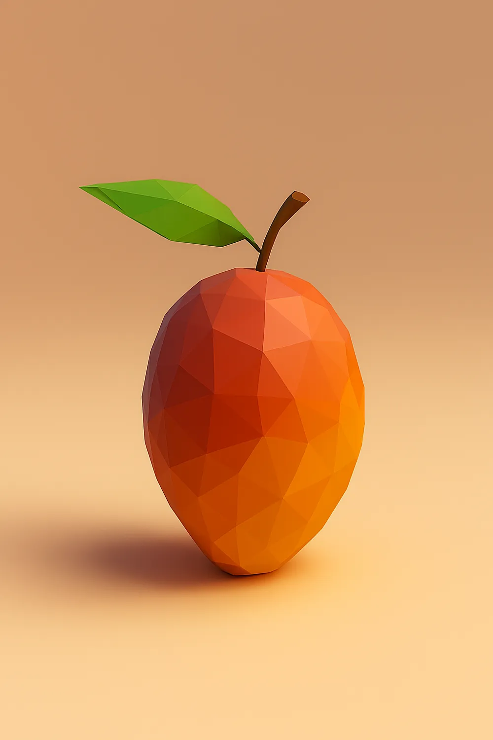 Low Poly Mango 3D Model by Ecoiras MakerWorld: Download Free 3D Models