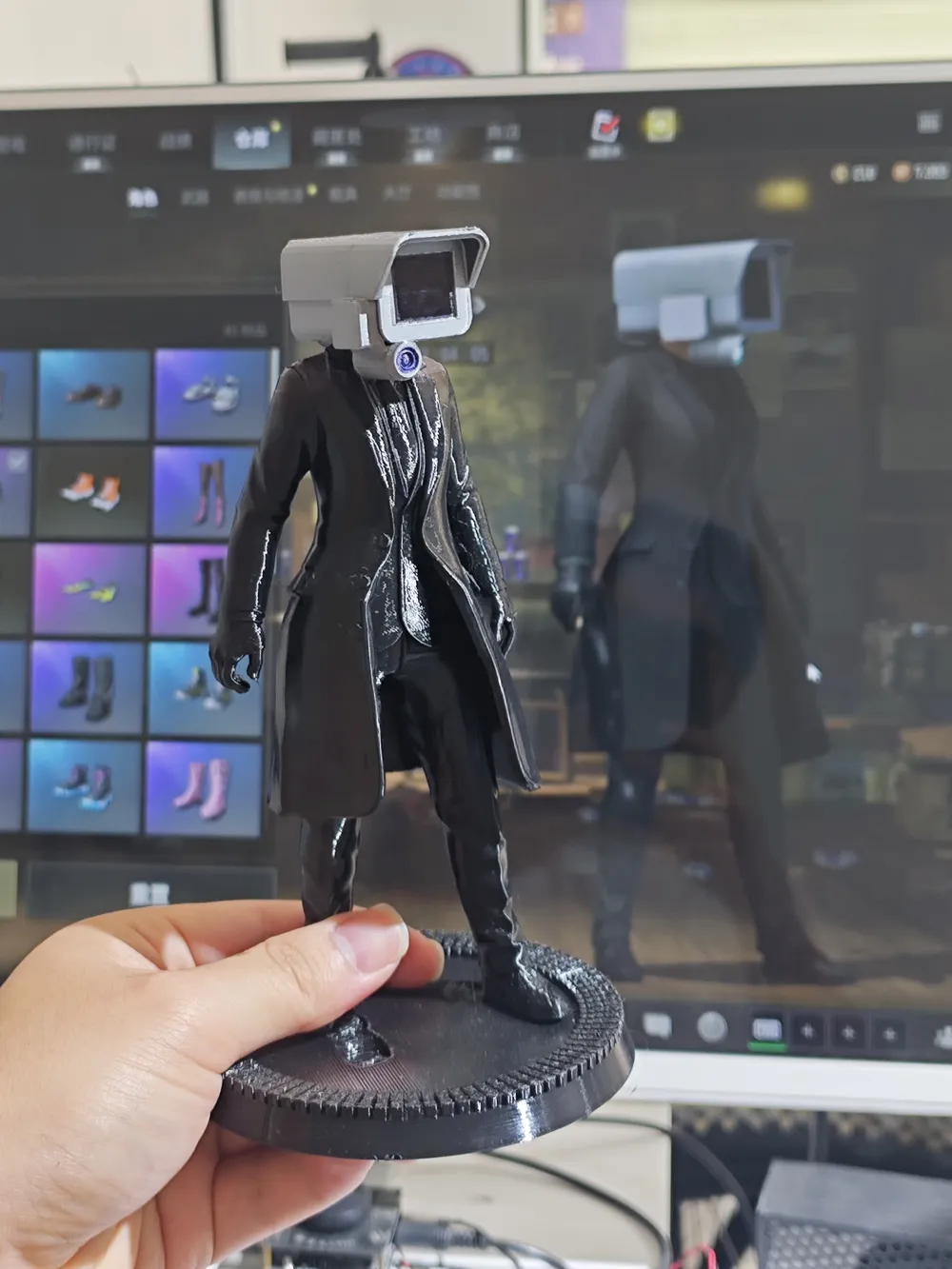 PUBG-Monitor Man - Free 3D Print Model - MakerWorld