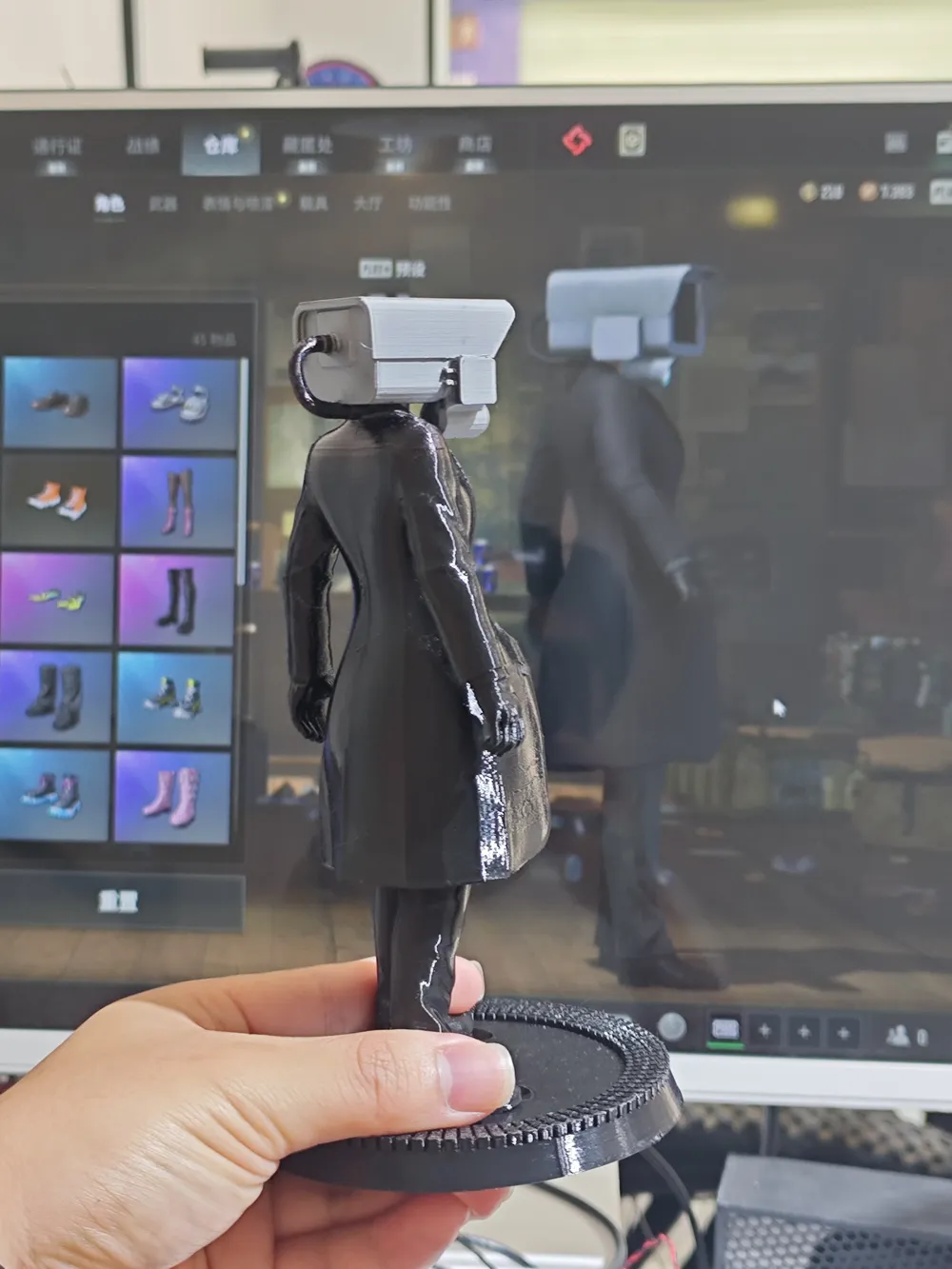 PUBG-Monitor Man - Free 3D Print Model - MakerWorld