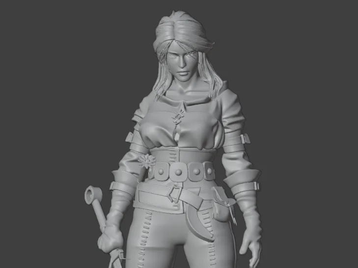Ciri (The Witcher) by Khanden MakerWorld: Download Free 3D Models