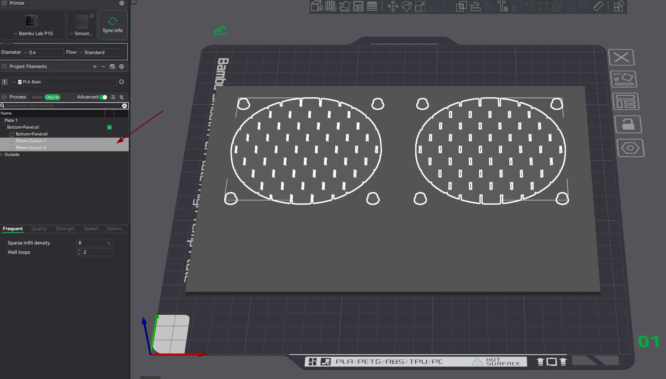 Lab Rax - Top Dual 92mm Fan Panel - Free 3D Print Model - MakerWorld
